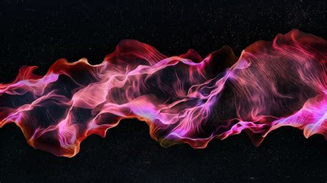 Ethereal Waves 4k Ultra Hd Abstract Artistic Flow