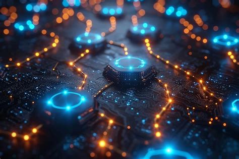 Premium Photo Circuit Board Cpu Processor Microchip Starting Artificial Intelligence