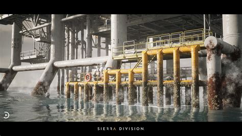 Industrial Sci Fi And Modular Oil Rig In Environments Ue Marketplace