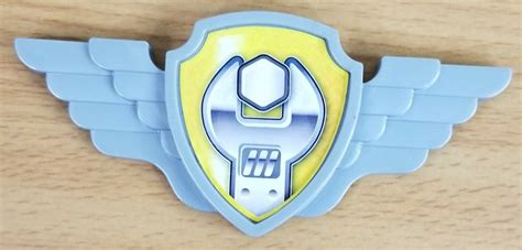 Paw Patrol Badges Rubble