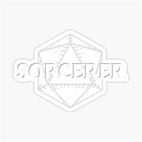 Dnd Sorcerer Class Symbol D20 Print Sticker For Sale By