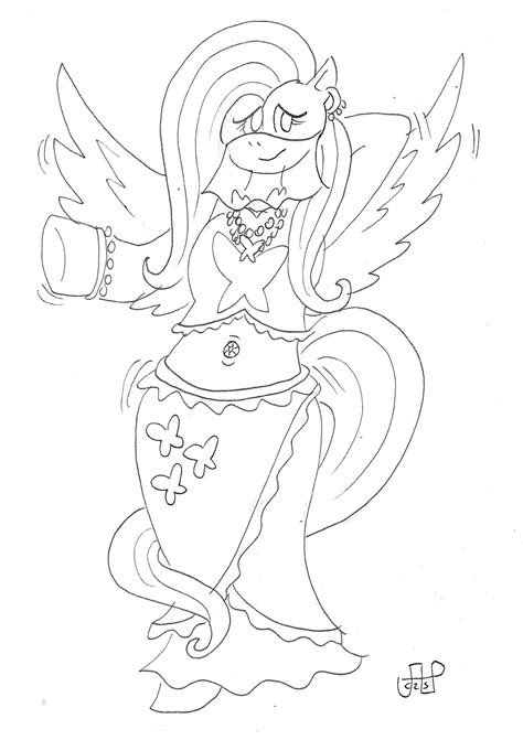 Fluttershy Belly Dancing Sketch By Starman1991 On Deviantart