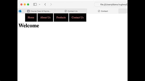 Creating And Styling Links Using Html And Css Youtube