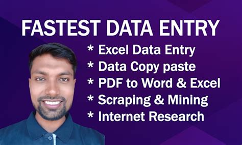 Do Excel Data Entry Typing Work Job By Adobetexalam Fiverr