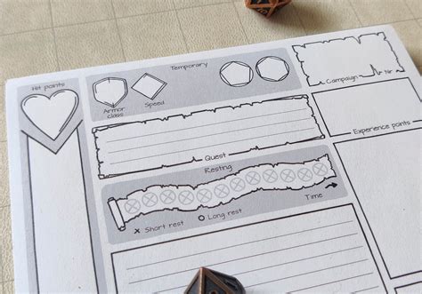 Session Notepad Dnd 5e A5 Noteblok Recycled Paper Etsy