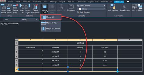 Merging Cells Practical Autodesk Autocad 2021 And Autocad Lt 2021 Book