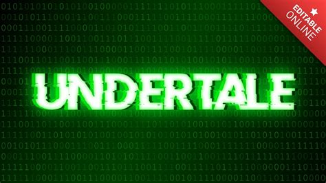 Undertale Hack Style Text Effect Generator