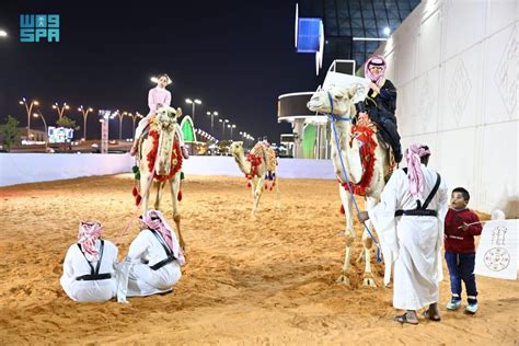 رياضي الاتحاد السعودي للهجن يقيم فعالية ركايب التأسيس