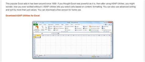 asap utilities for excel reviews from the press
