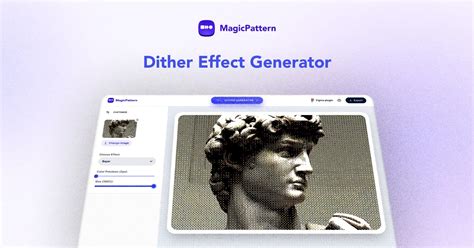 Dither Generator By The Magicpattern Design Toolbox