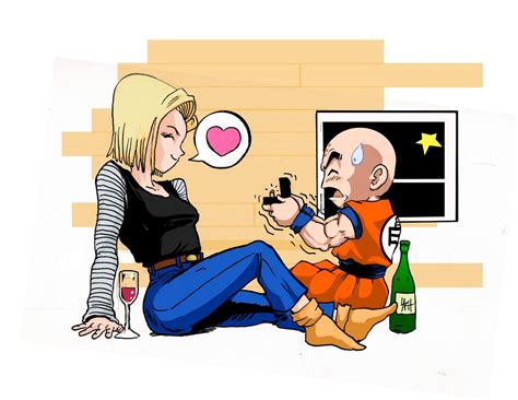 Dragon Ball 10 Romantic Fan Art Pictures Of Krillin And Android 18 That Are Anything But Artificial