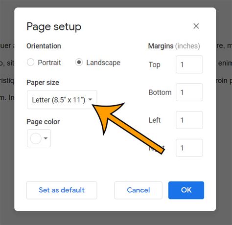 How To Change The Paper Size In Google Docs Solve Your Documents