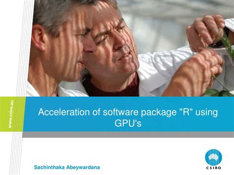 Ppt Acceleration Of Software Package R Using Gpus Powerpoint