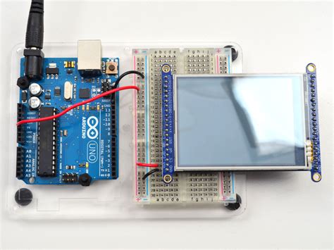 8 Bit Wiring And Test Adafruit 28 And 32 Color Tft Touchscreen Breakout V2 Adafruit