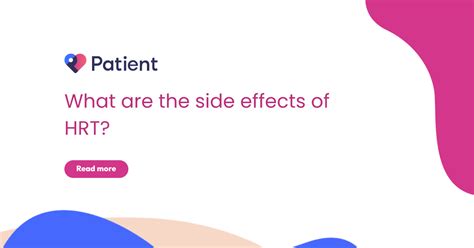 Hrt Hormone Replacement Therapy Side Effects
