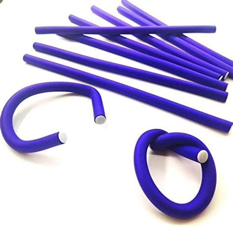 10 Pieces Flexible Curling Rods Twist Foam Hair Rollers Soft Foam No Heat Hair Rods Rollers