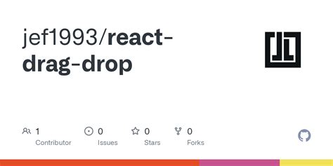 GitHub Jef1993 React Drag Drop