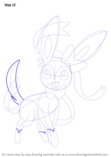 How To Draw Sylveon From Pokemon Pokemon Step By Step DrawingTutorials Com
