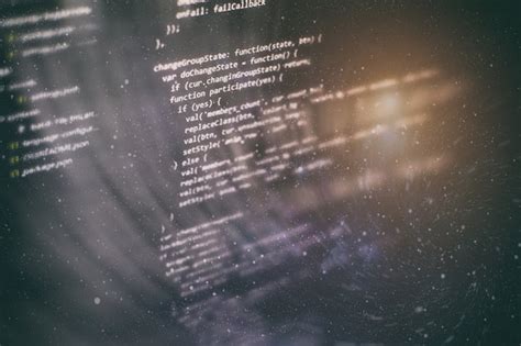 premium photo closeup developing programming and coding technologies developer working on web