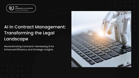 Ai In Contract Management Transforming The Legal Landscape