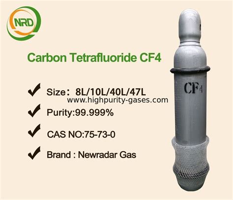 Electron Gas Carbon Tetrafluoride Tetrafluoromethane Cas 7440 59 7