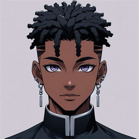 Pin By Eduardo Anísio On Personagens In 2024 Black Anime Guy Black