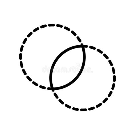 Intersection Icon Vector Isolated On White Background Intersect Stock Vector Illustration Of Intersection Icon Vector Isolated On White Background Intersect Stock Vector Illustration Of