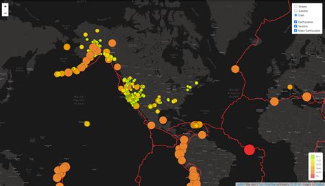 Github Dosanity Mapping Earthquakes Using Javascript And Apis To Visually Show The