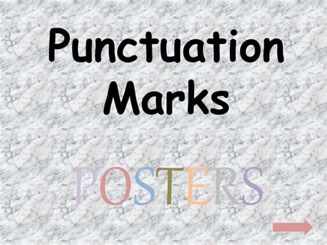 Punctuation Marks Ppt Ppt