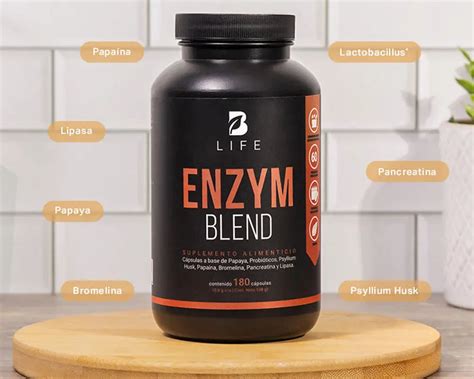 Enzym Blend B Life Mezcla De Enzimas Digestivas Pronapresa