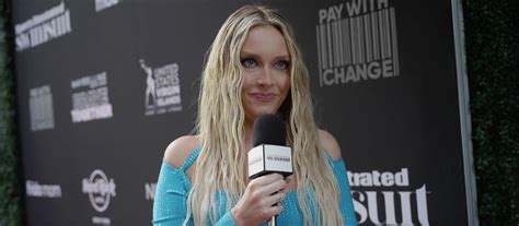 Camille Kostek Shows Off Her Dress Swimsuit SI Com