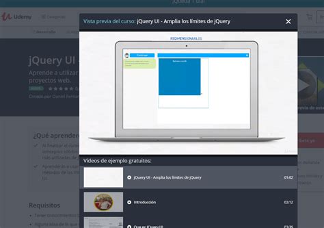 Curso De Udemy Gratis Jquery Ui Amplia Los Límites De Jquery