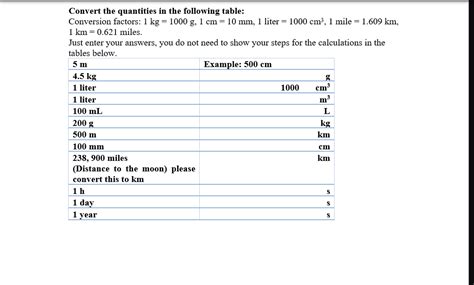 Solved Theory The Metric System Is A System Of Measurement Chegg Com