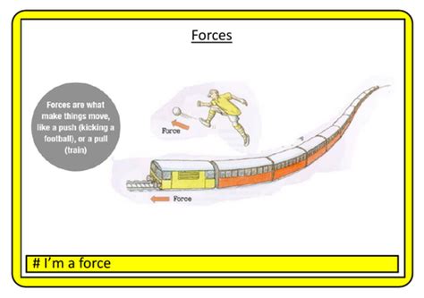 Forces Explained Information Posters Teaching Resources