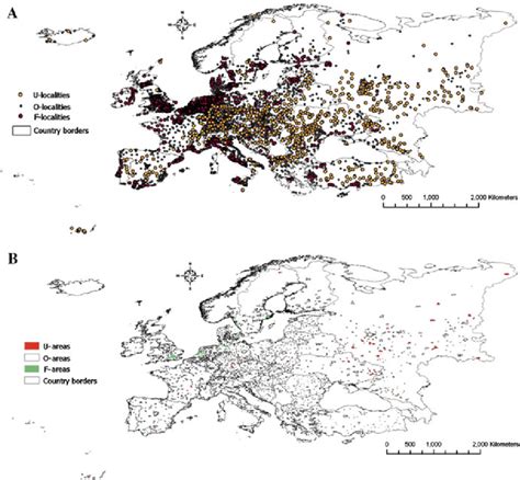 Location Subsets Covered By The Analysis A Individual Localities B Download Scientific