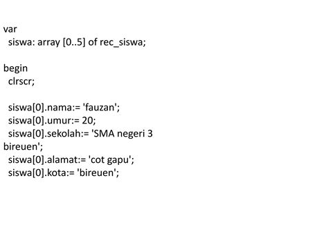 Array Dan Record PPTX