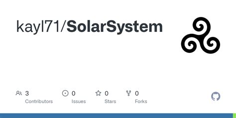 github kayl71 solarsystem