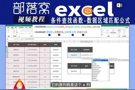 excel条件查找函数视频：数据区域匹配公式 凤凰网视频 凤凰网