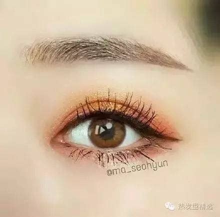 超多美炸天的眼影颜色搭配示范存下来慢慢画啦 色彩 眼睛 示范