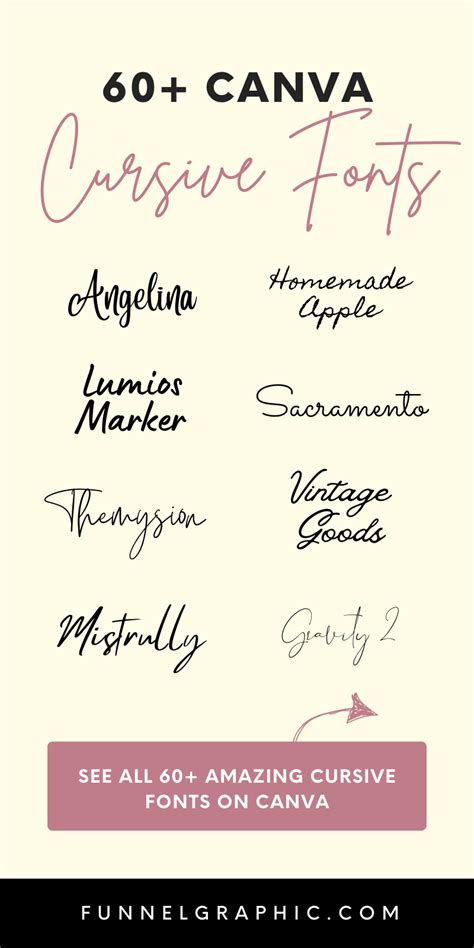 Best 13 60 Best Free Canva Cursive Fonts For Mind Blowing Designs