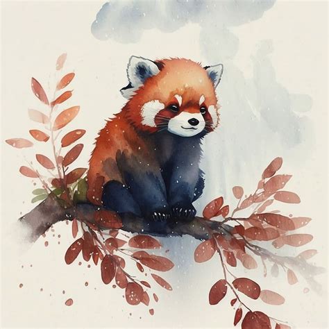 Sweet Red Panda Poster Perfect Addition To Your Wall Art And Décor