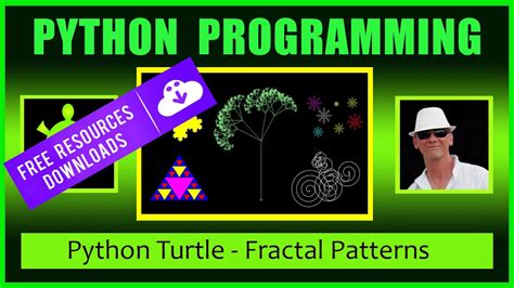 Python Turtle Fractal Repeating Shapes Python Beginners Tutorial Learn Python Fast Youtube
