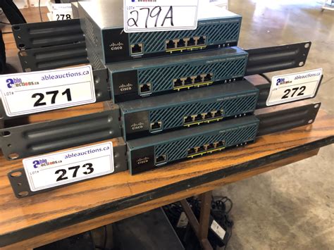 Cisco Model 2504 Wireless Controller With Rack Flanges And Power Supply