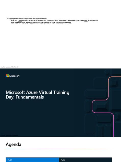 Virtual Training Day Slides Pdf Cloud Computing Microsoft Azure