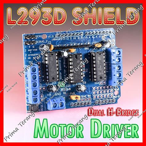 Jual L293d Shield Motor Driver L293 Arduino 293 Shopee Indonesia
