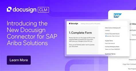 Introducing New Docusign Connector For Sap Ariba Solutions Docusign