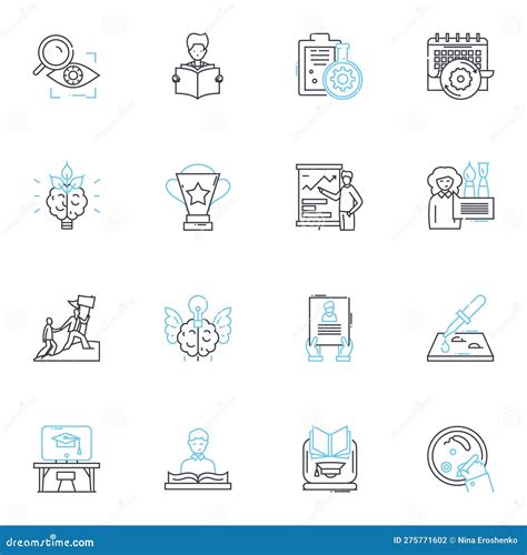 Time Schedule Linear Icons Set Schedule Timeframe Rhythm Routine Agenda Timetable