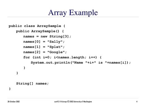 Cse 413 Autumn 2002 Programming Languages Ppt Download
