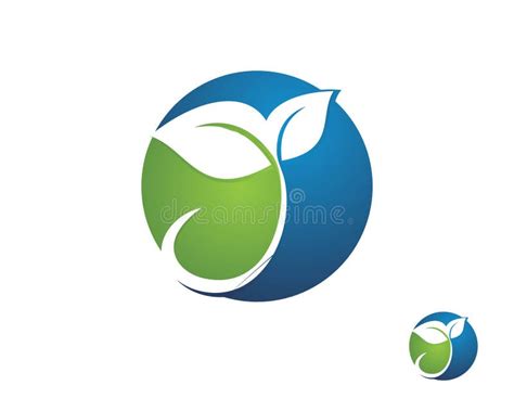 Leaf Circle Logo Template 1 Stock Vector Illustration Of Drawing Brand 301831920