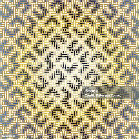 줄무늬 요소가 있는 벡터 패턴입니다 추상 기하학적 텍스처입니다 기하학적 모양을 반복하는 세련된 배경 벡토르그라피크 0명에 대한